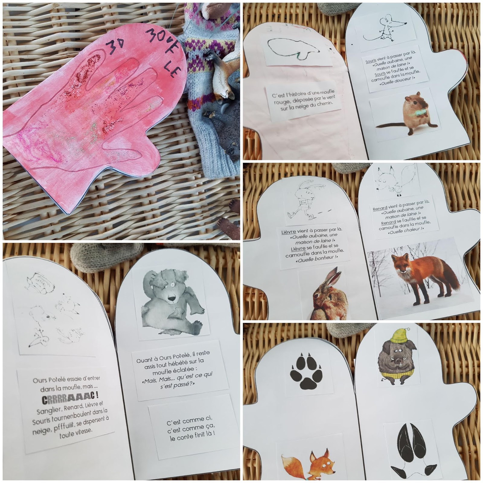 Sous le feuillage: Exploitation Album La moufle maternelle (moyenne ...