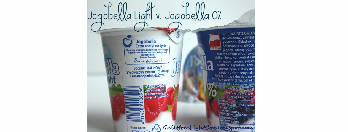 Jogobella II generacji czyli porównanie Jogobelli Light do Jogobelli 0%