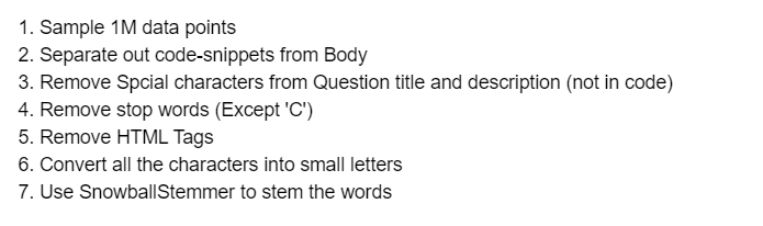Stack Overflow Tag Prediction