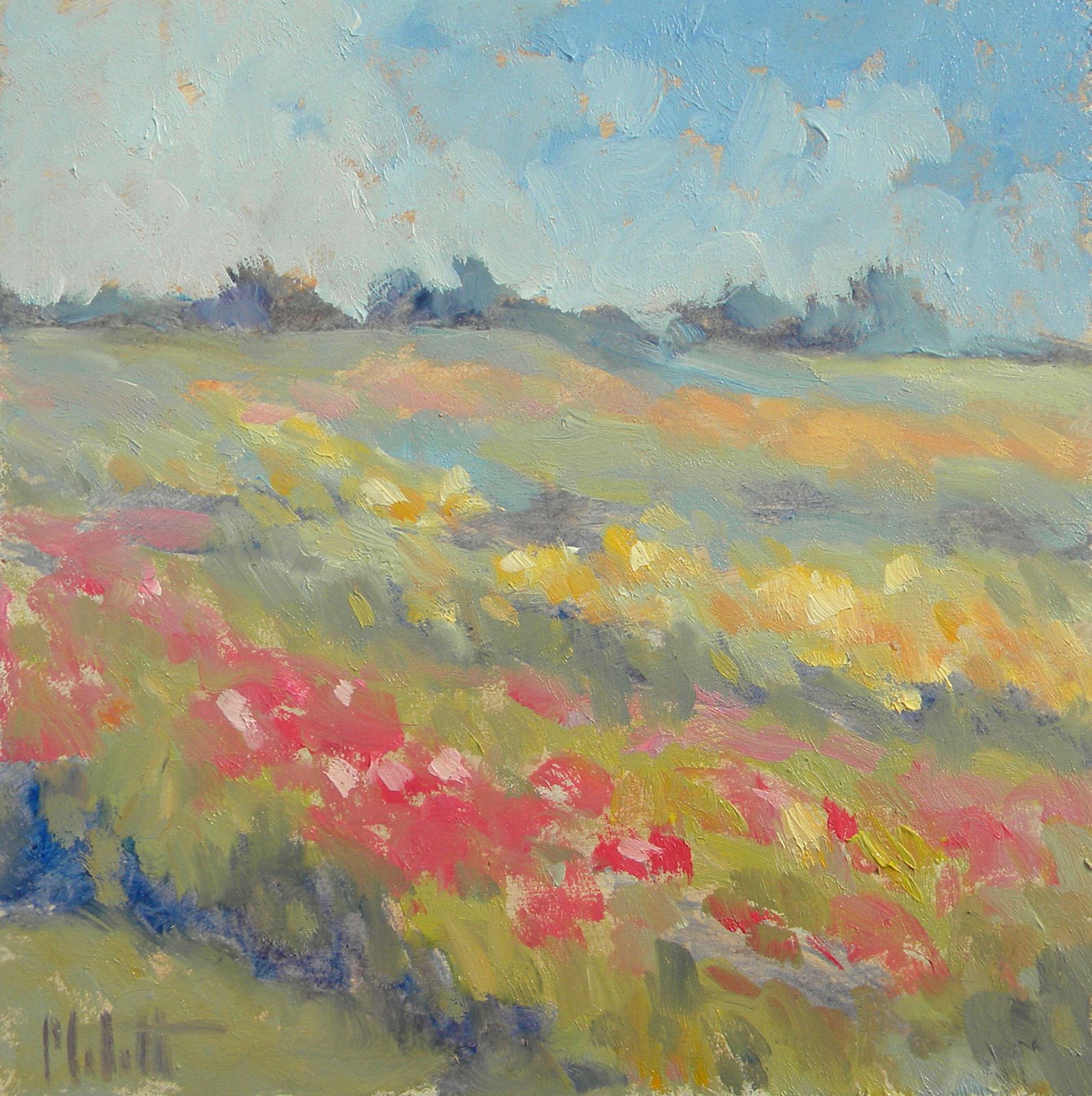 Painting Daily Heidi Malott Original Art: Impressionist Gardens Spring ...