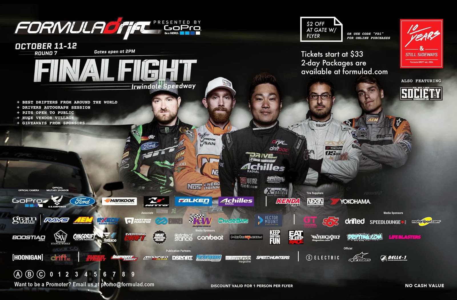 Kiramas Los Angeles: Formula DRIFT Round 7: Title Fight Tickets On-Sale ...