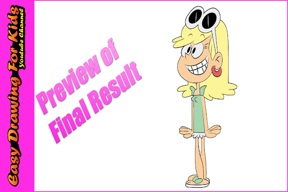 How to Draw Leni Loud from The Loud House | Drawing Course for Beginners