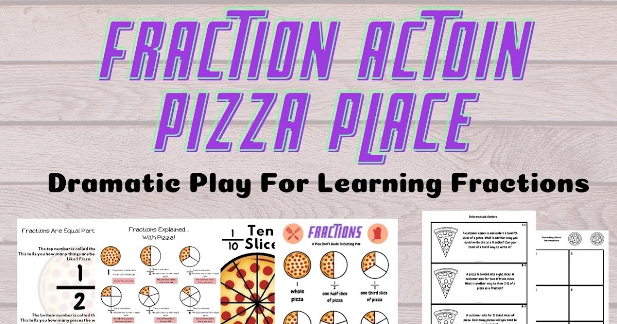 Messy, Beautiful, Fun: Fractions Pizza Parlor A fun Way To Teach Fractions!