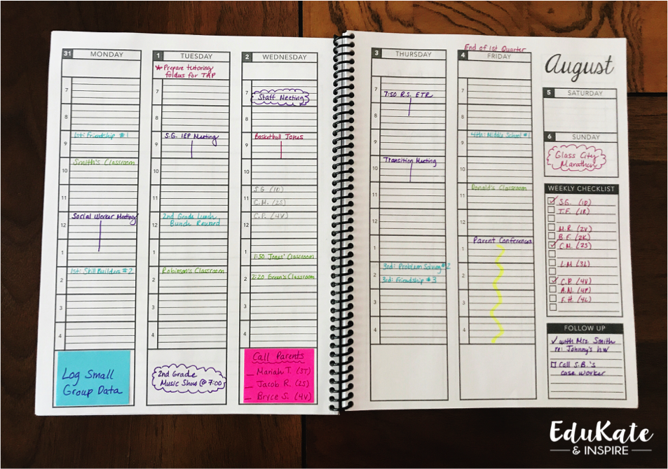 Organize Your School Year with a School Counselor Planner - EduKate and ...