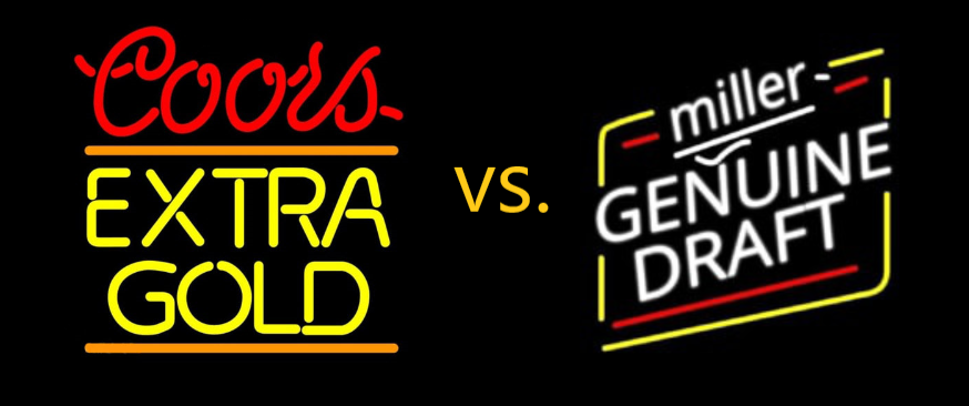 Sisco Vanilla Serves and Drinks: Coors Extra Gold in the Running Man ...