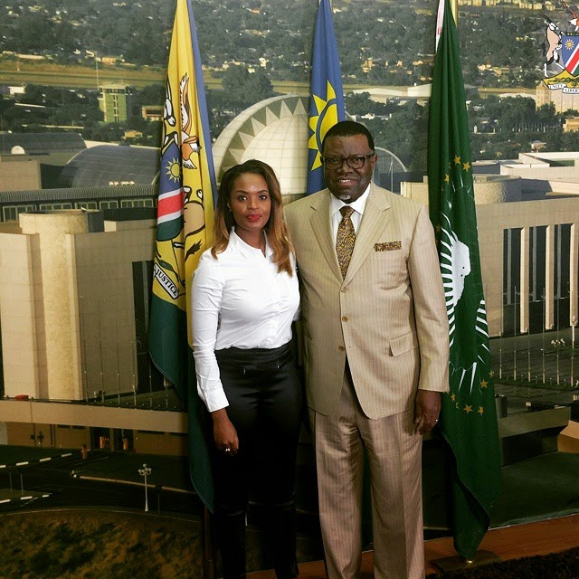Kaycee Blog 24/7: BBA winner Dilish Mathews pays Namibian President a ...