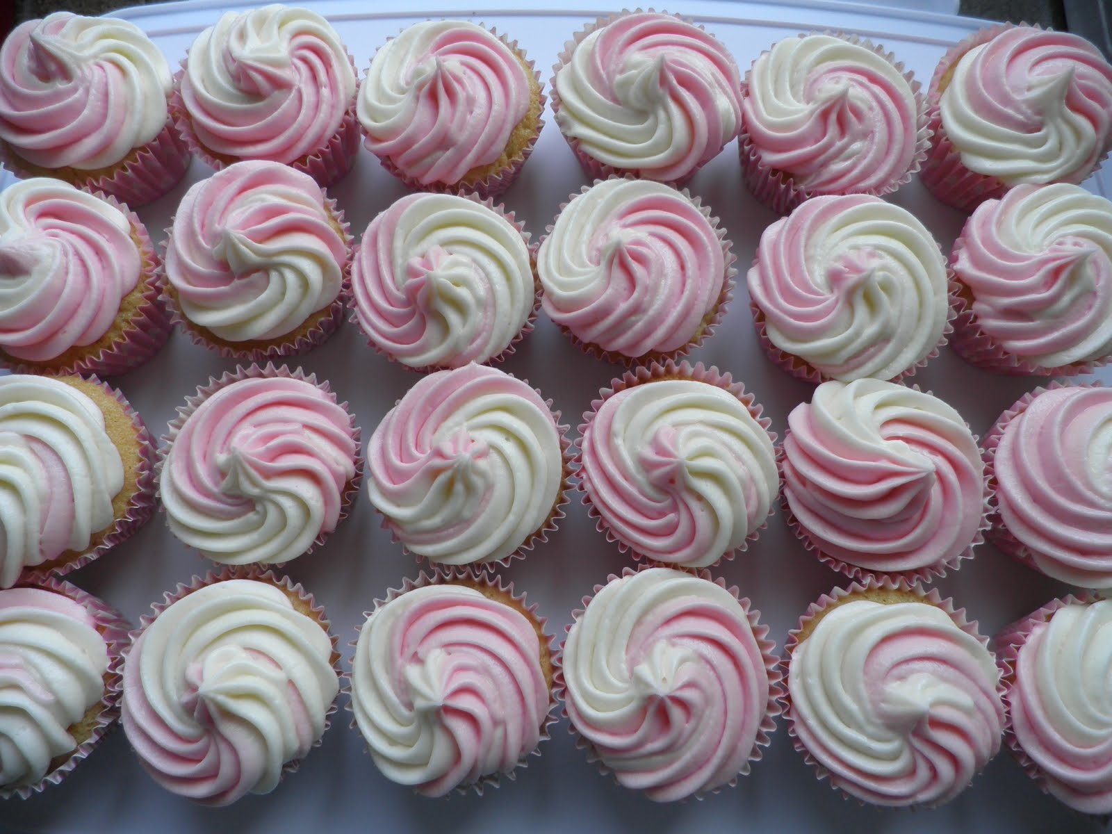 Butterfly Buns: Recap: Two Tone Frosting