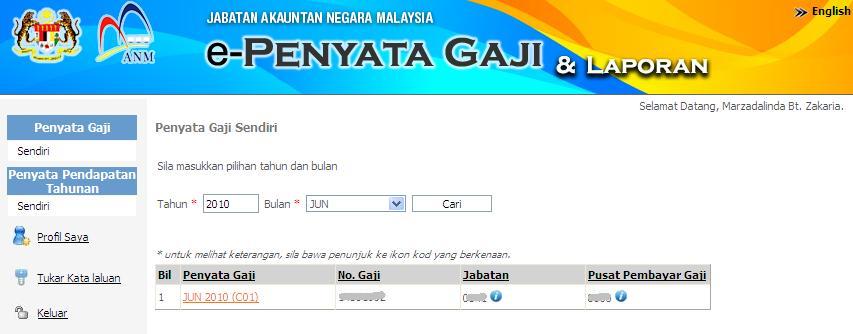 e-Penyata Gaji & Laporan | Kisah Aku, Dia, Kamu