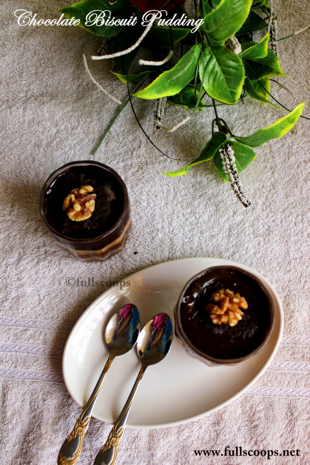 Chocolate Biscuit Pudding | Easy No Bake Recipes ~ Full Scoops - A food ...