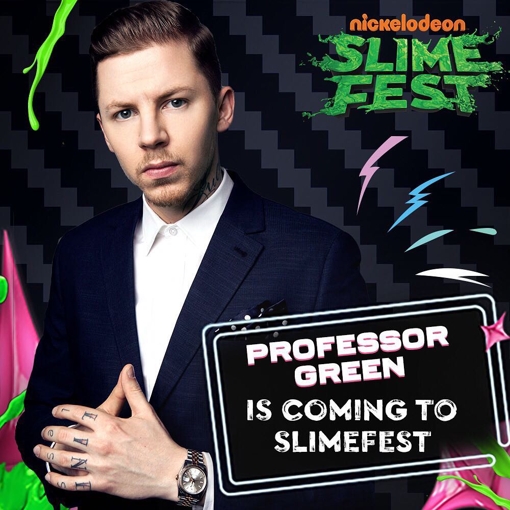 NickALive!: Professor Green Set to Perform At SLIMEFEST 2017 ...