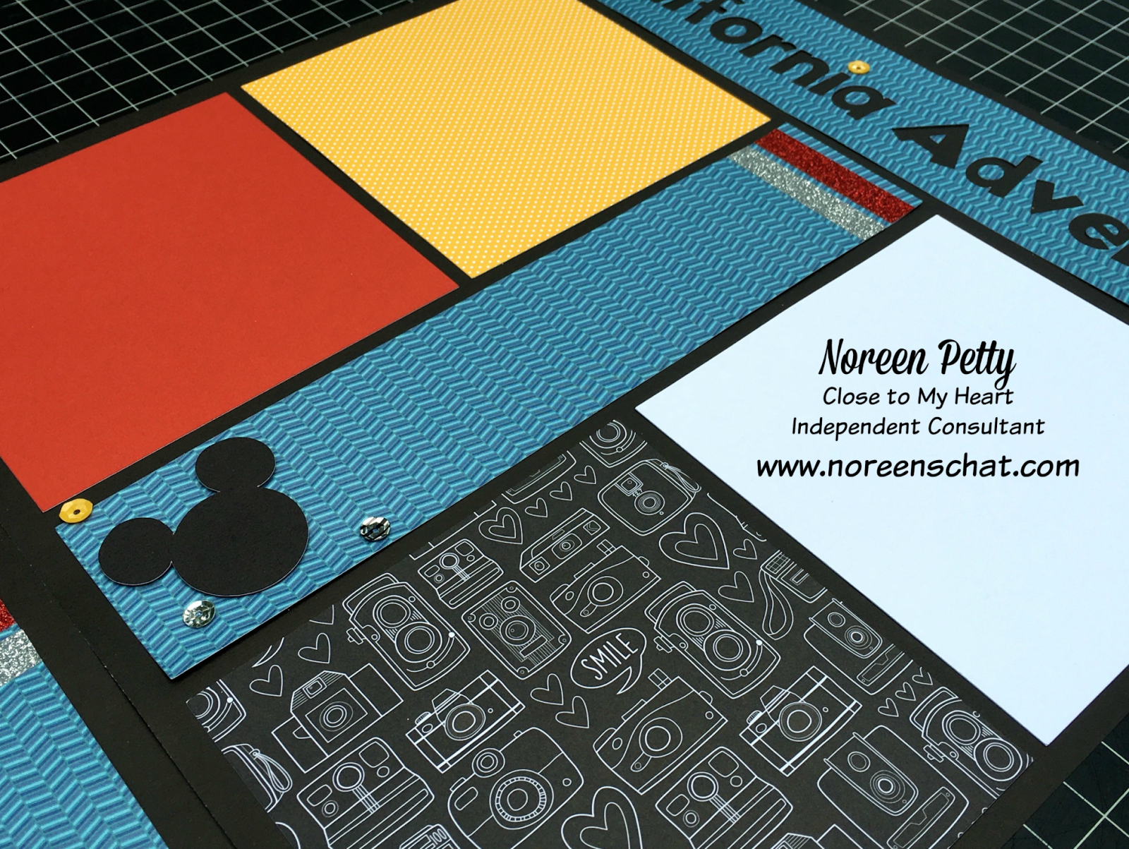 Noreen's Scrap N Chat: CTMH Magical California Adventure Scrapbooking