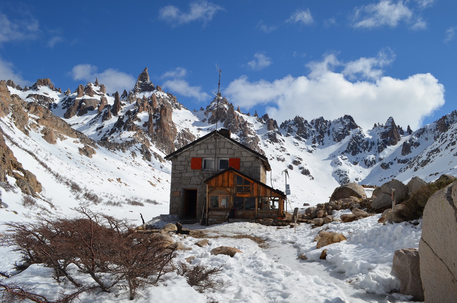 Laure and Quarup: Bariloche and Refugio Frey, Argentina 9/1 - 9/7