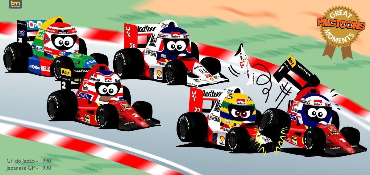 Continental Circus: Formula 1 em Cartoons - Japão 1990 (Pilotoons)