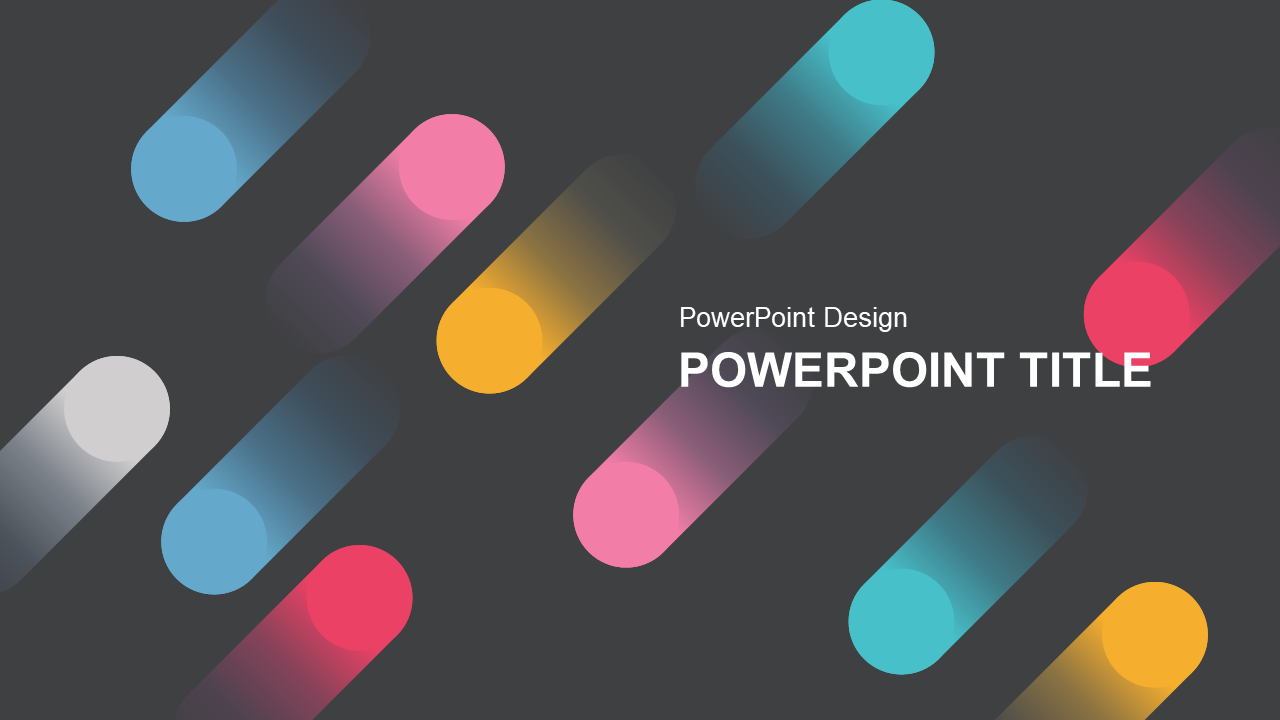Circle Blur Bullet PowerPoint Templates - PowerPoint Free