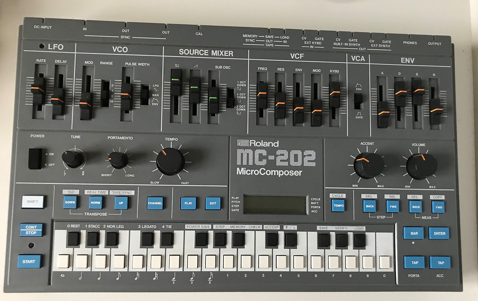 MATRIXSYNTH: Roland MC-202 with Original Box SN 291900