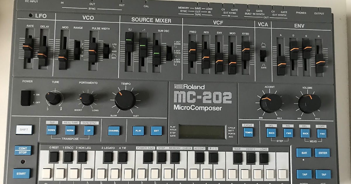MATRIXSYNTH: Roland MC-202 with Original Box SN 291900