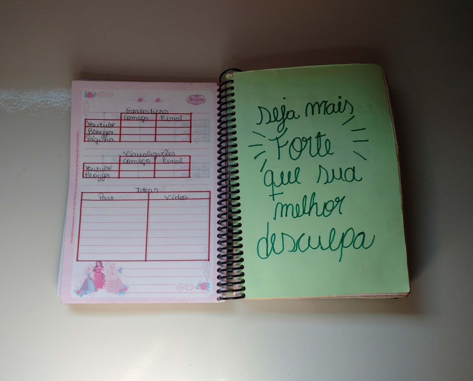 Planner 2016 #3 -Passo a passo de como fiz meu Planner a mão!