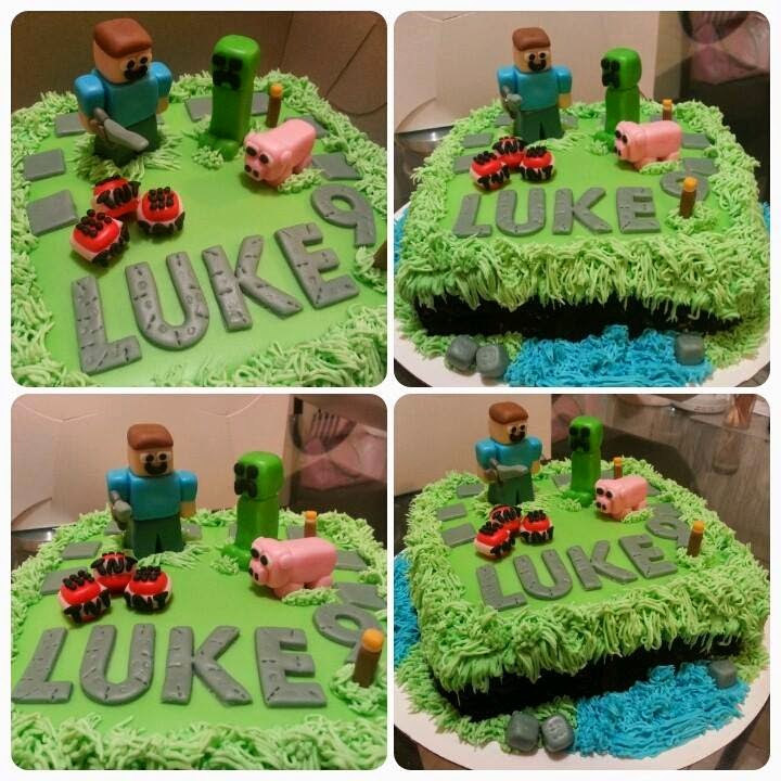 [Swaggy Simple Cakes]: Minecraft fondant cake