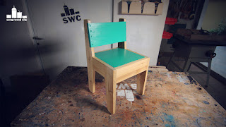 scrap wood city: How to make a small wooden chair for your kids - DIY