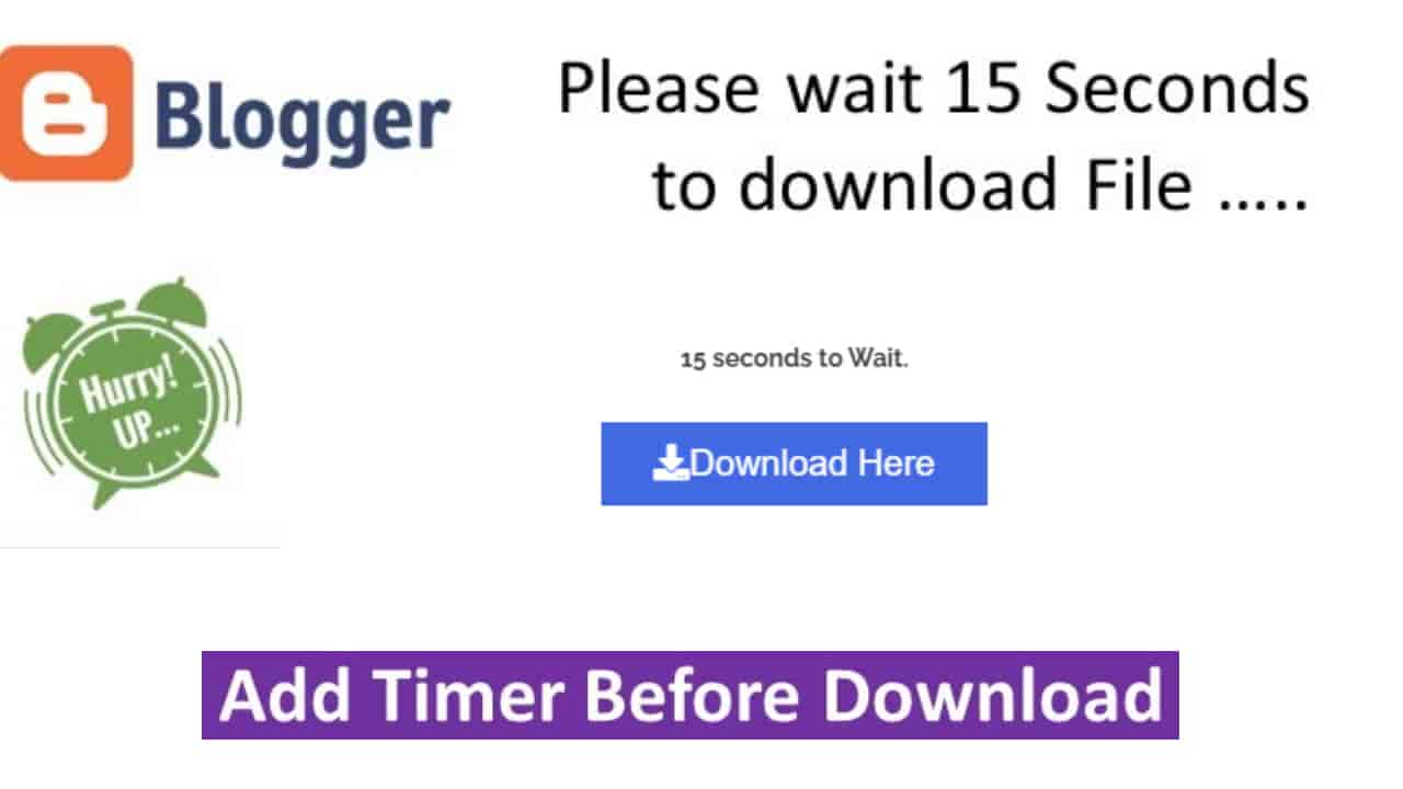 Blogger Download Timer Countdown HTML Code For Blogger blogger-download-timer-countdown-html-code-for-blogger