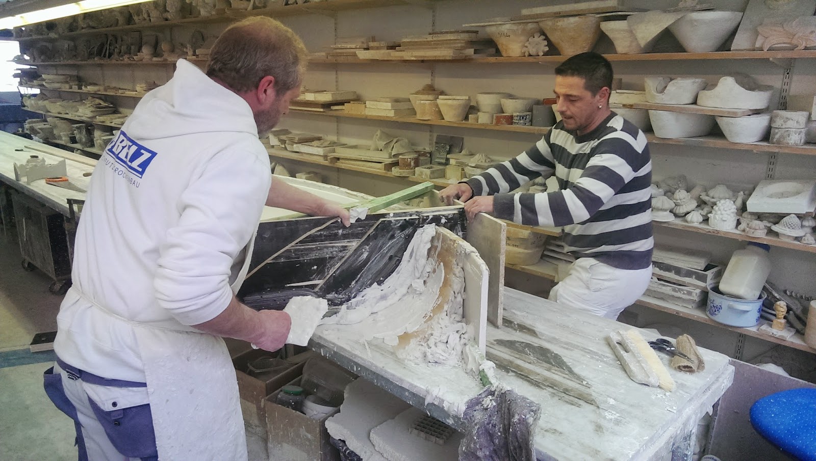 STUCK-BELZ BLOG: Stuck Hohlkehle als Rundzug für einen runden Erker