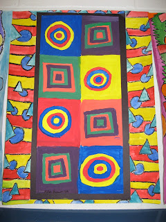 Jamestown Elementary Art Blog: 4th grade Kandinsky Abstract Art