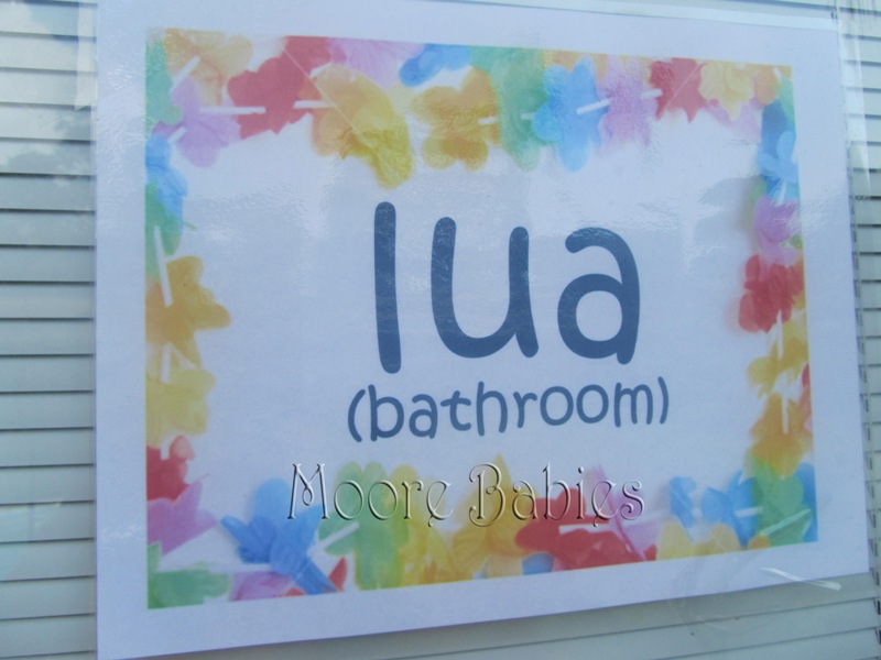 Moore babies: The Luau Party: Other Decor