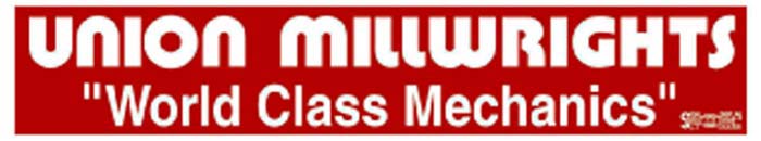 UNION MILLWRIGHTS: Millwright Decals