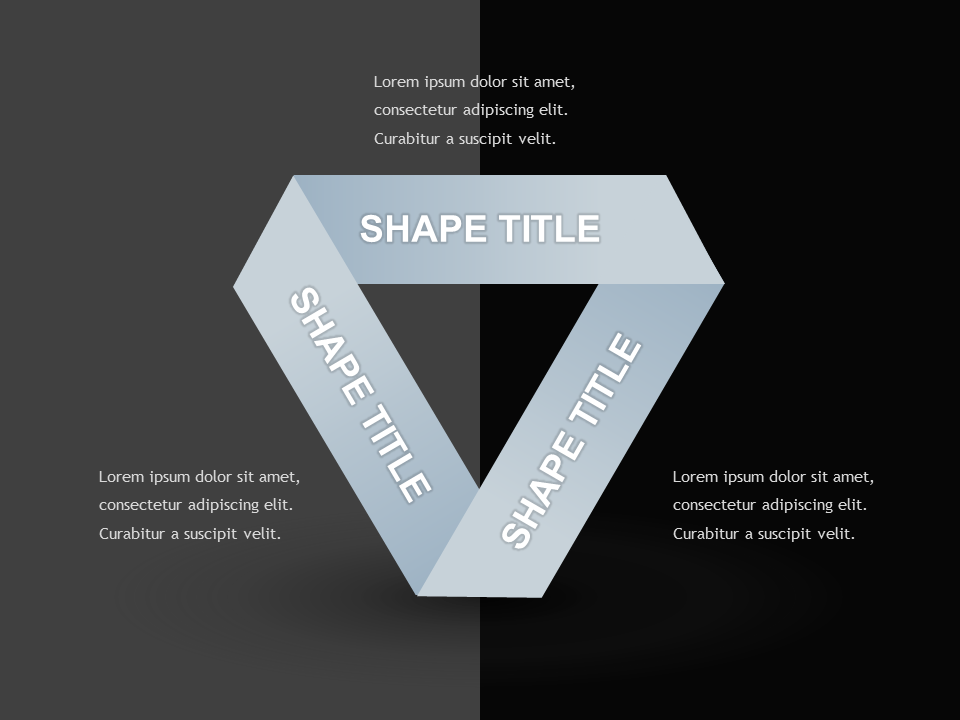 Inverted Triangle Concept Circulation PowerPoint Templates - PowerPoint ...