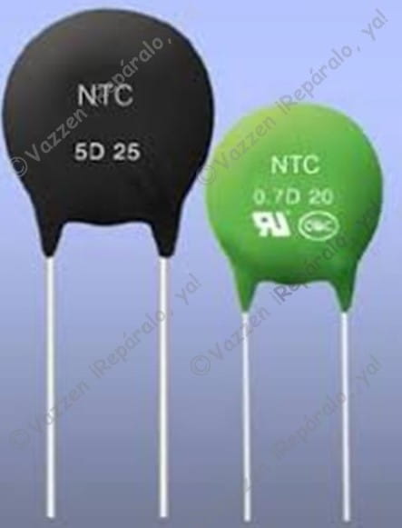 Qué es un Termistor NTC y como funciona: Usado en fuentes de voltaje ...