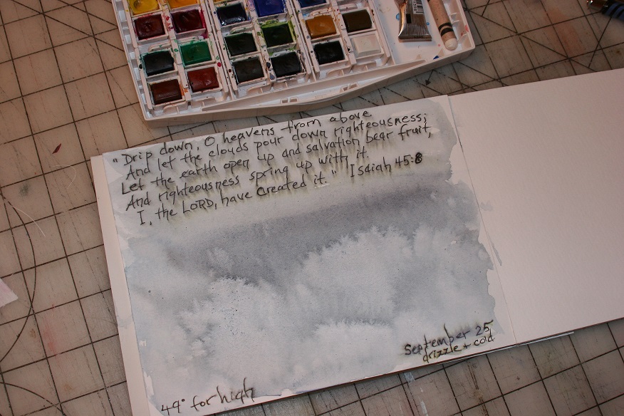 Gumbo Lily: Fall nature journal pages...