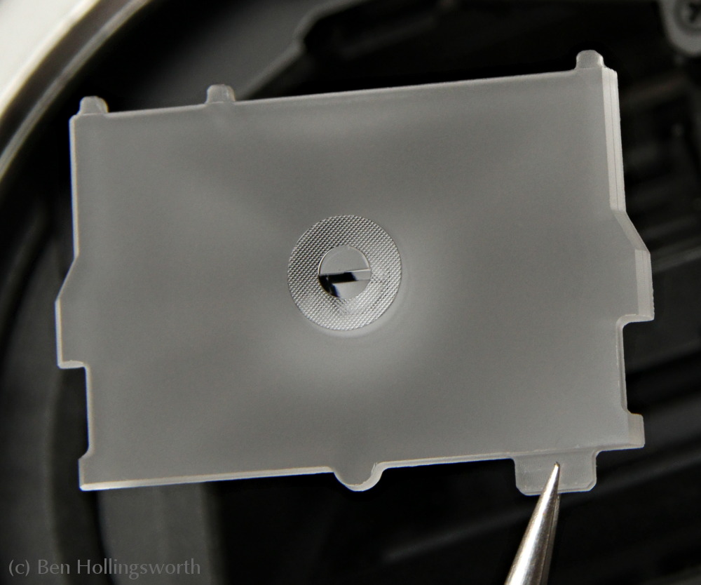 Prairie Rim Images: Installing a split image focusing screen