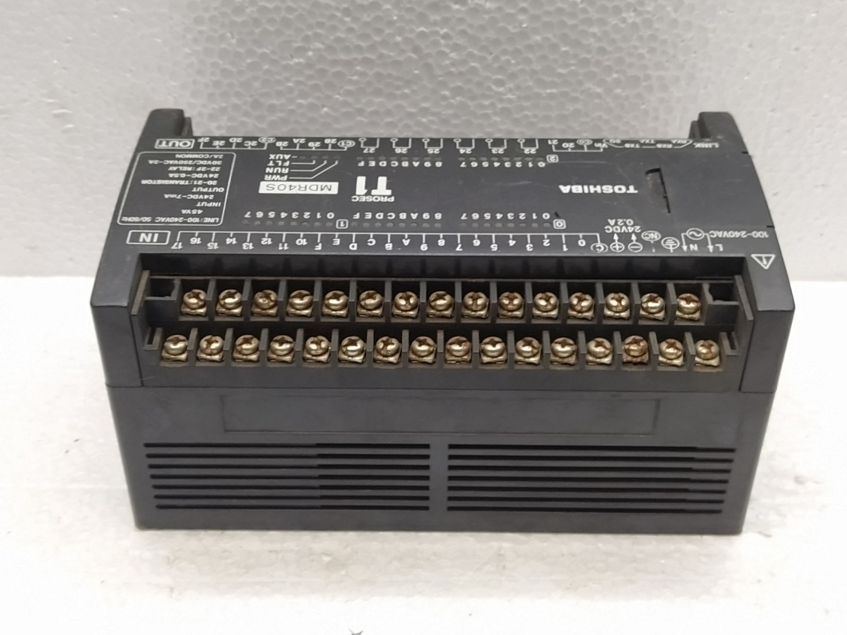 TOSHIBA PROSEC T1 MDR40S MODULE CONTROLLER TDR140S6S