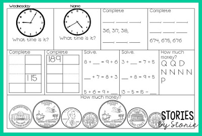Morning Work - Using a Daily Math Review
