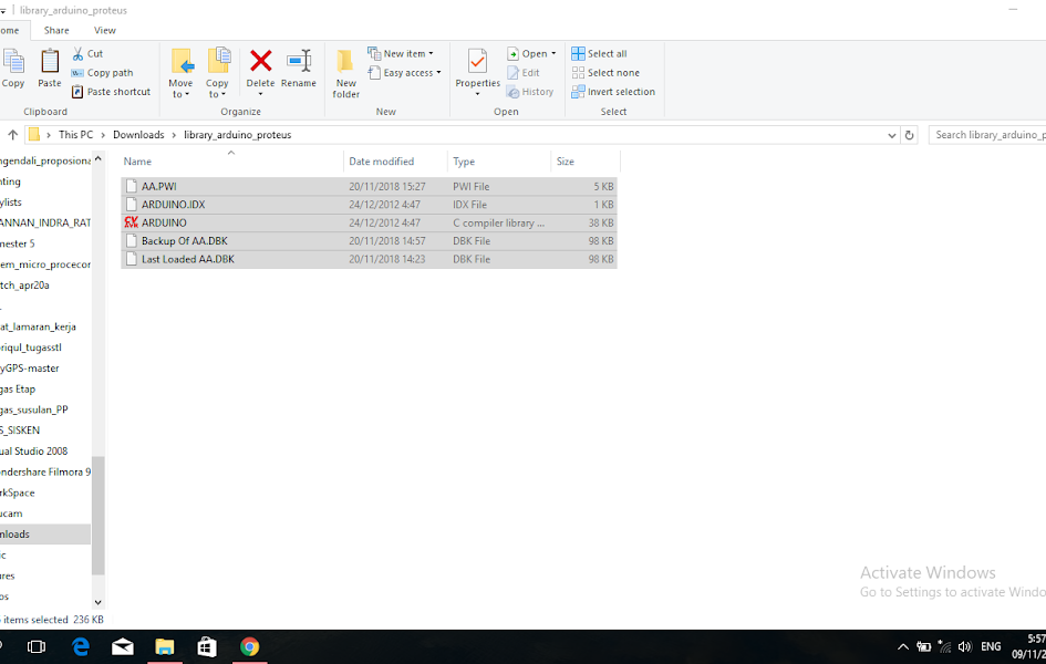 Cara memasukan Program arduino ke proteus