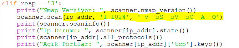 Python İle Nmap Scanner Geliştirme - SİBER GÜVENLİK EĞİTİMİ