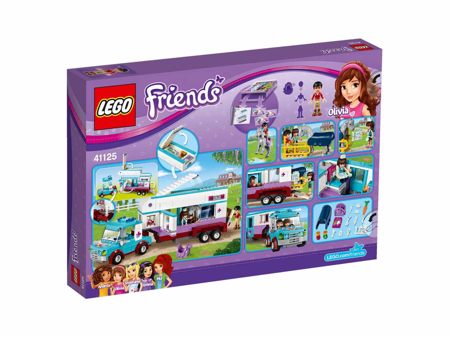 LEGO gosSIP: 240316 LEGO 41125 Vet Horse Trailer box art and picture