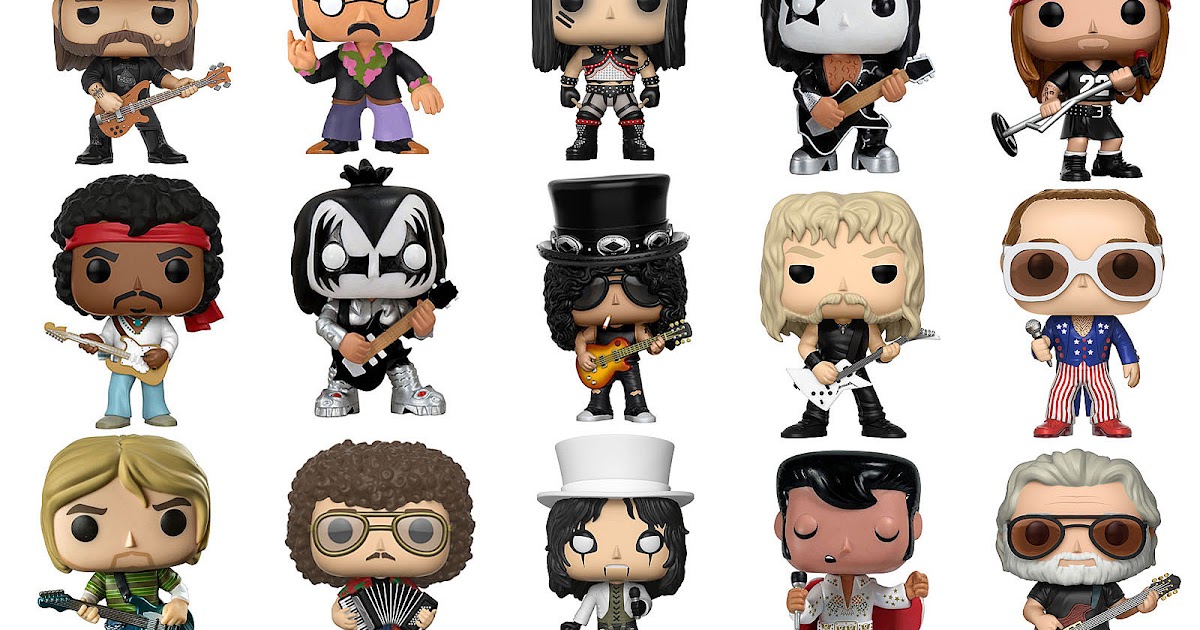 The Jungle of Rock N Roll: Bonecos Funko Pop de Músicos