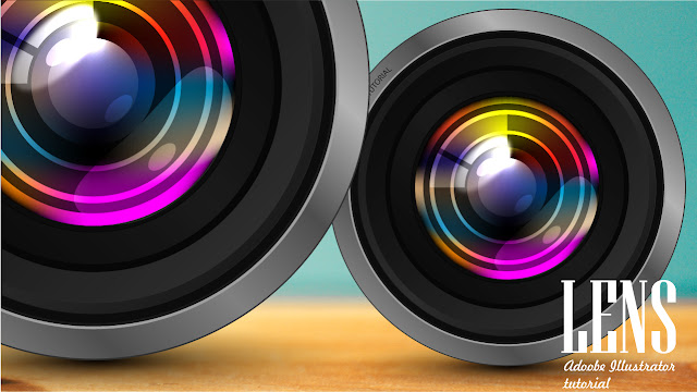 √ How to create CAMERA LENS | Adobe Illustrator Tutorial