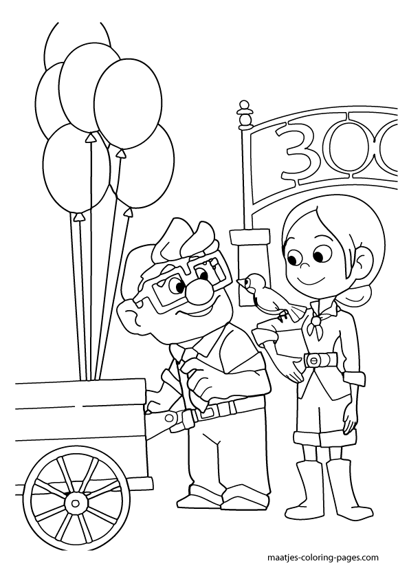 Up Coloring Pages - Fun Coloring