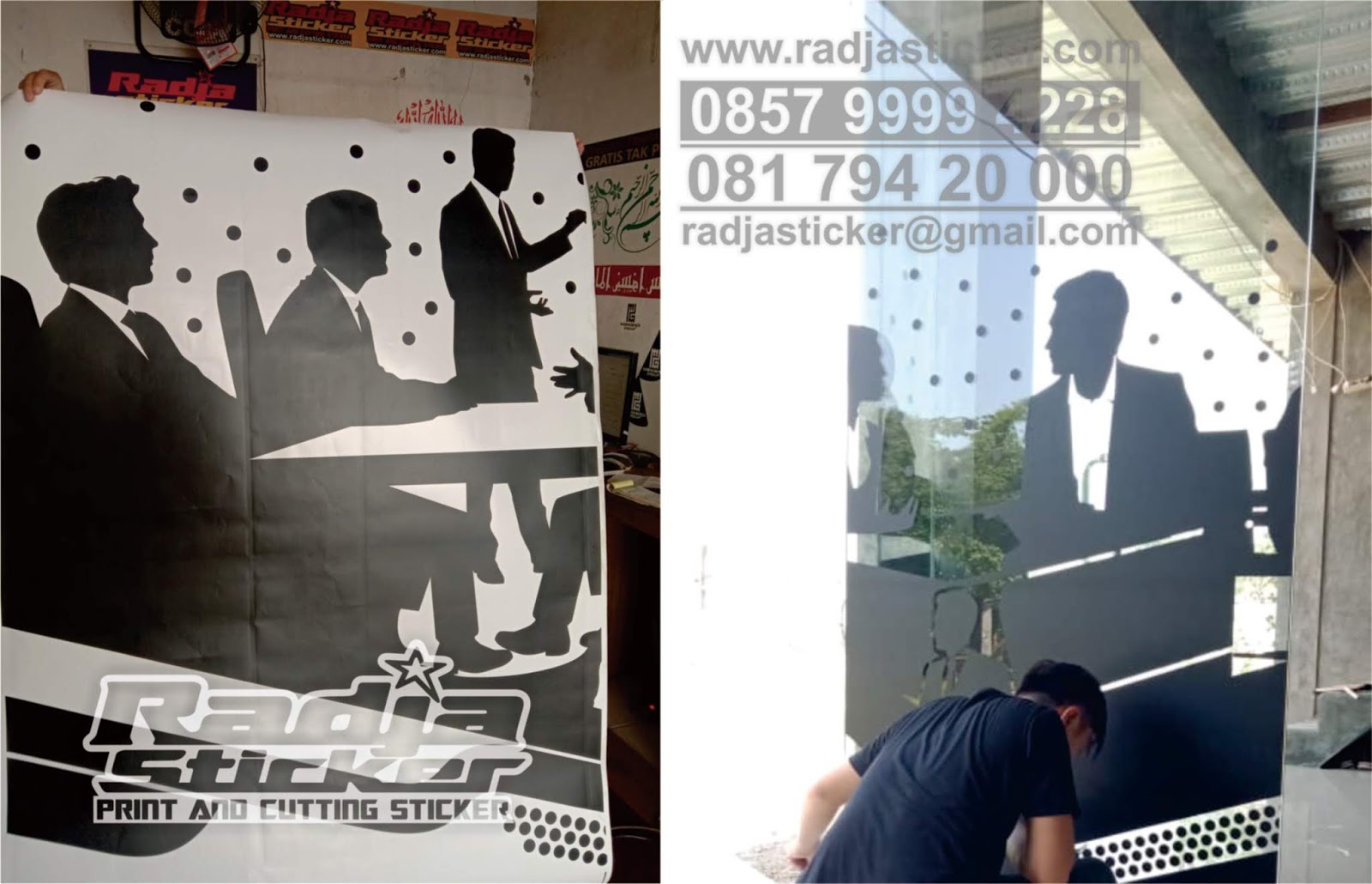 Cutting Stiker Kaca | Cutting Stiker Oracal | Cutting Sticker Kantor ...