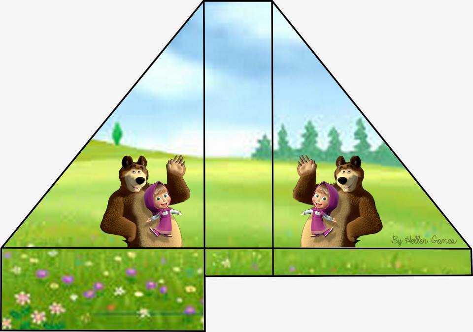 Kit de Masha y el Oso para Imprimir Gratis. - Ideas y material gratis ...