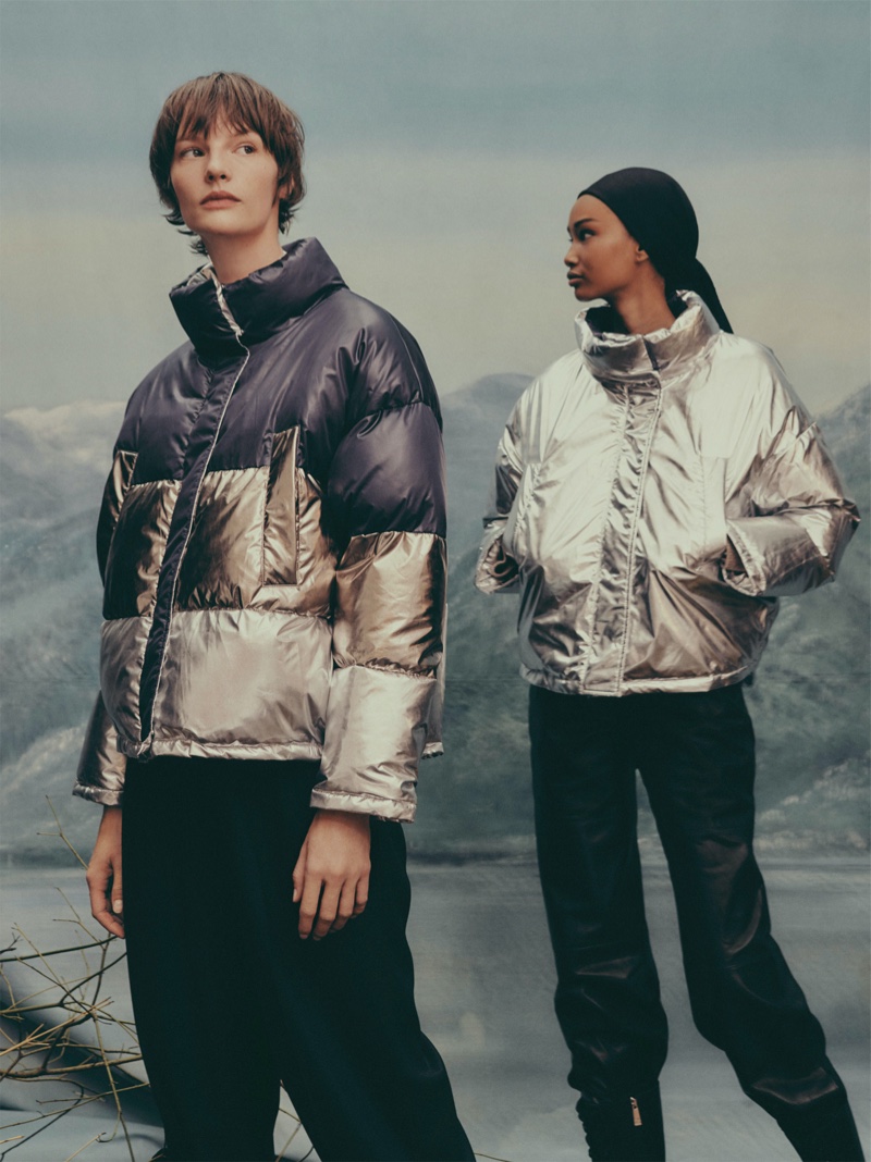 Zara presents a collection of Upcycled Puffer Jackets for Winter 2019