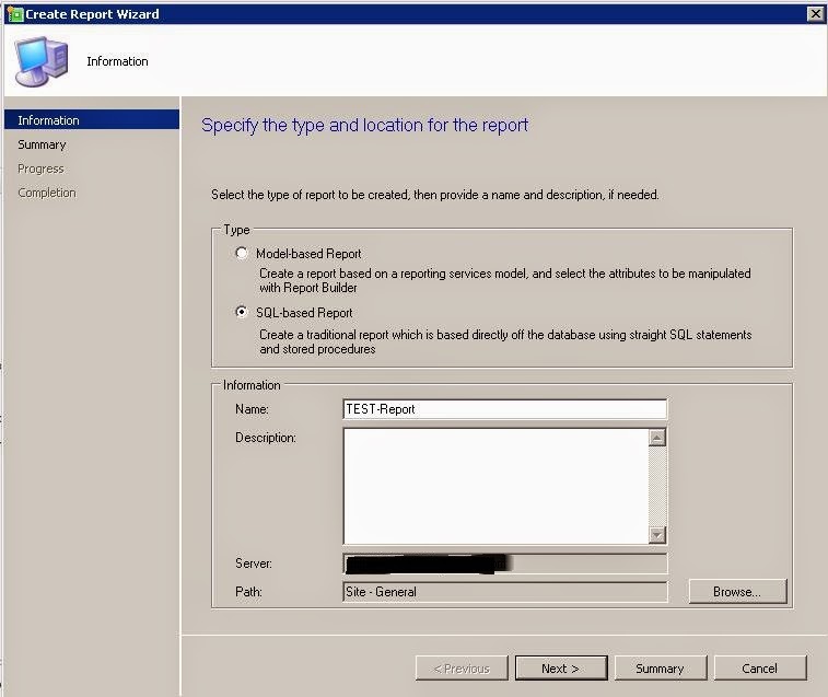 SCCM 2012 New Report creation ~ SCCM Rookie