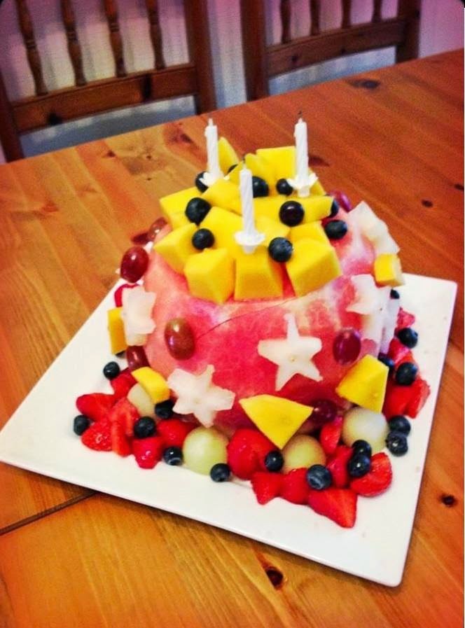 Kreasi Kue Tart Dari Buah Semangka | berita lucu by monica