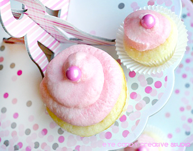 Eye Candy Creative Studio: RECIPE :: Think Pink CUPCAKES