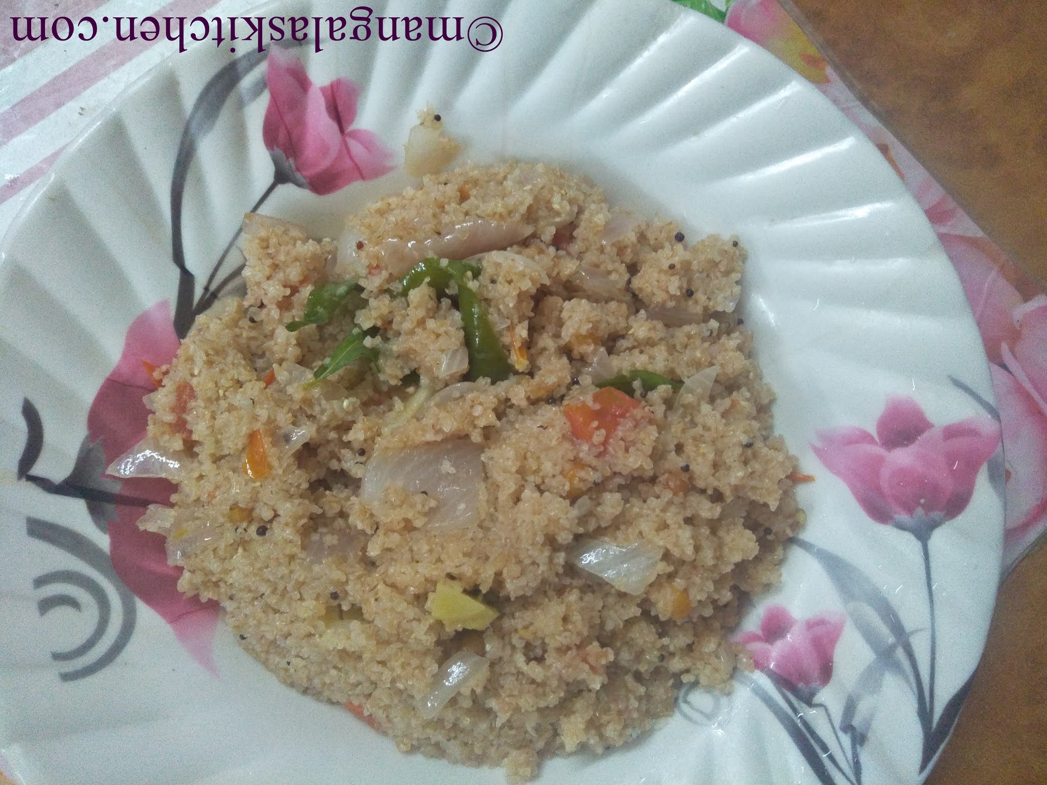 Samba Rava Upma | Godhumai Ravai Upma | Broken Wheat Upma ~ Mangala's ...