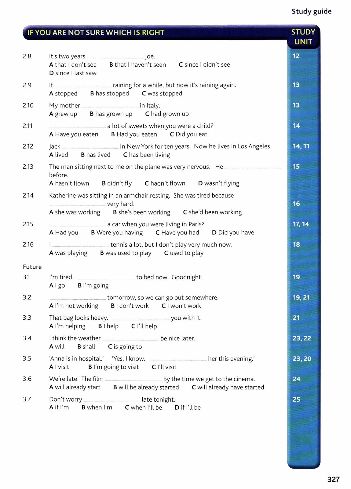 Study guide - English Grammar in Use
