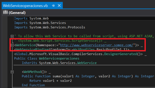 Crear y consumir un Web Service con VB.Net (Parte 1)