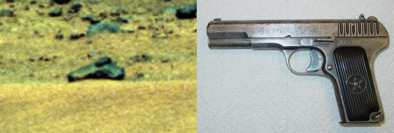 Incredible Hand Gun Found On Mars?